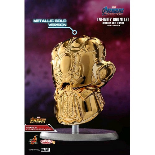 Avengers Endgame Infinity Gauntlet Metallic Gold Cosbaby Hot Toys – www ...