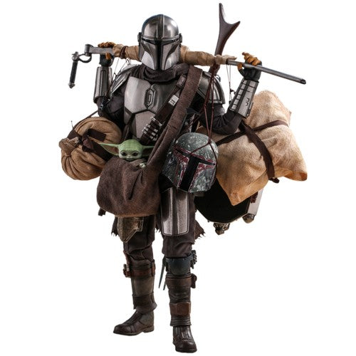 1/6 Star Wars The Mandalorian Grogu Figure DELUXE Set TMS052 Hot Toys ...