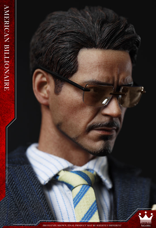 1/6 Iron Man Billionaire Tony Stark Male Custom Figure Warrior Model ...